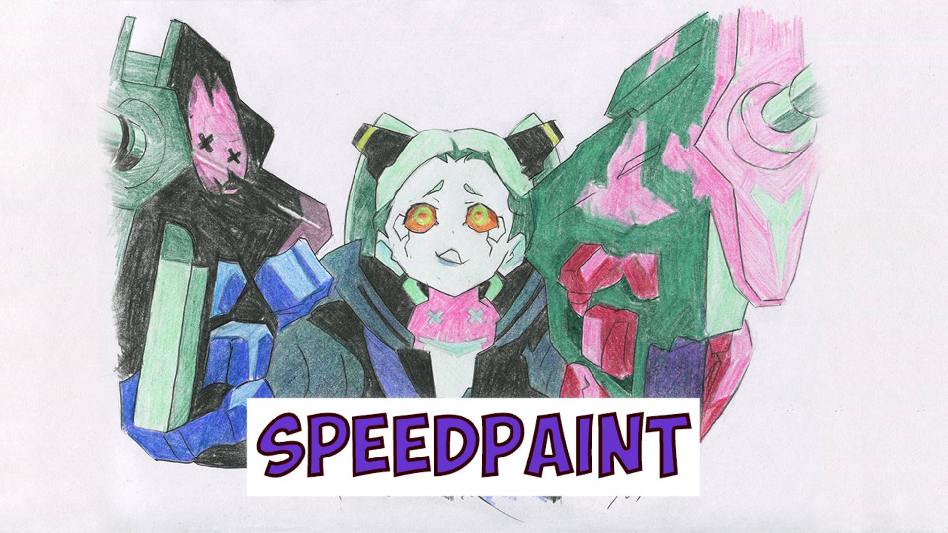 Ребекка (Cyberpunk Edgerunners) (speedpaint)