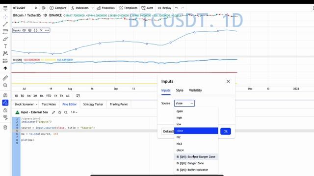 3.3 External Indicator as Input