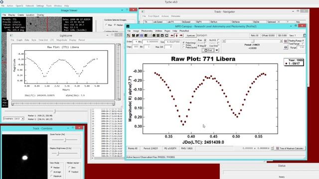 (2020-05-16) Asteroid Lightcurves Using Tycho