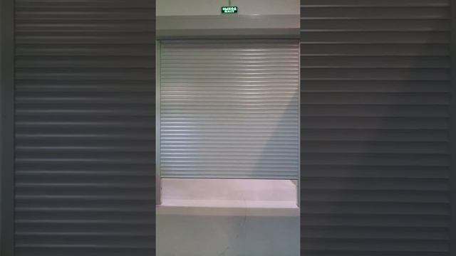 Роллетные ворота с электроприводом | Alumdevelop #рольставни