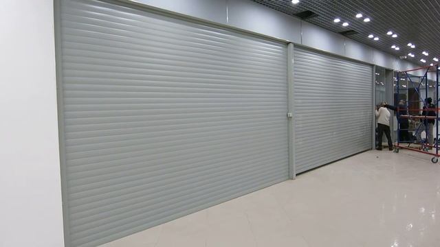 Автоматические рольставни для торгового центра | Alumdevelop