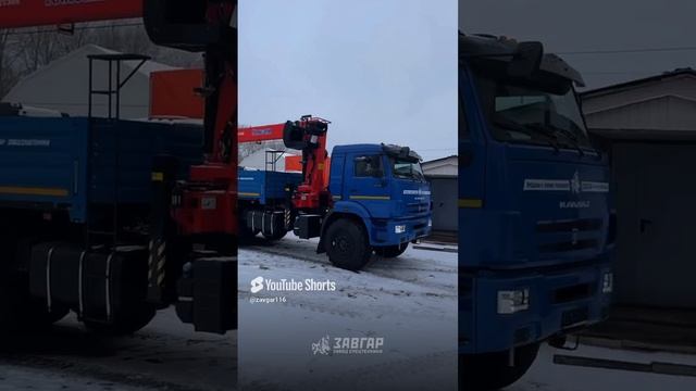 КАМАЗ 43118 с КМУ KANGLIM 2056. Отзыв нашего покупателя из г. Ярославль от 2.12.2024