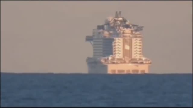 © Проверили форму Земли. Объект опускается за горизонт.