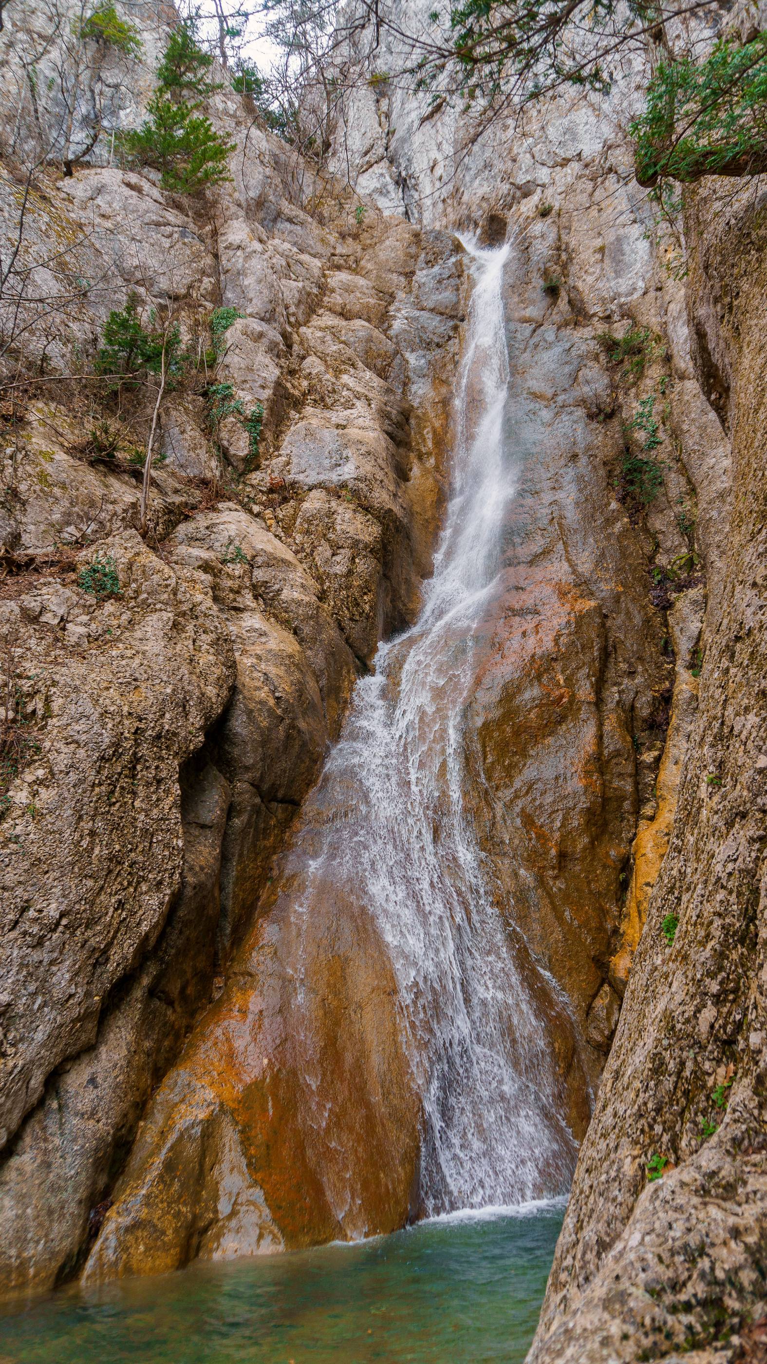 Водопад Бойкинский, Крым.