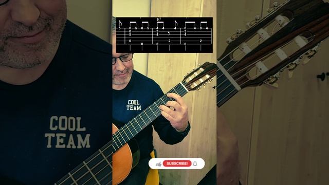 Кузнечик на гитаре. Самая красивая версия. Табы в видео! Последняя серия))) #shorts