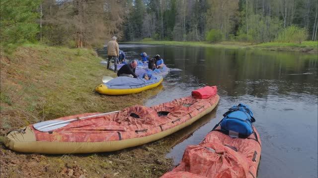 Поход на байдарке по рекам Граничная и Шлина, май 2024 г.