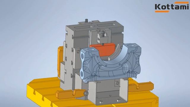 Спецзаказ. Комплект колонн для крепления заготовки. Установ №3