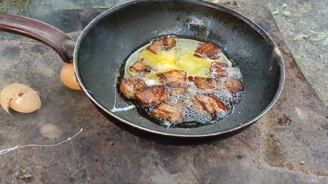 Наша дача.Жарим на огне.Пилу отправили в Китай