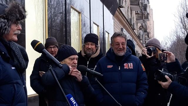 2 - Открытие мемориальной доски кинооператору Павлу Лебешеву. Москва 23.12.24.