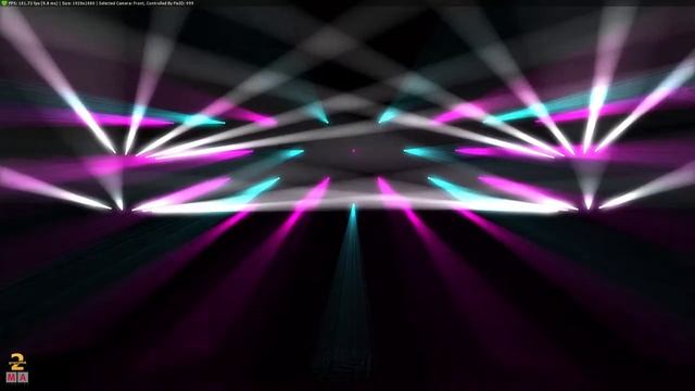 ФУТАЖИ  для видеомонтажа    imecode - lightshow - Atomic Damage -MA3D