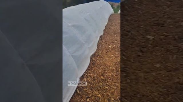 крепеж спанбонда к парнику