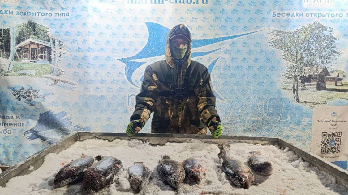 Интересная рыбалка по льду