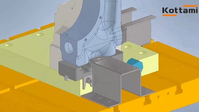 Спецзаказ. Комплект колонн для крепления заготовки. Установ №2 и №4