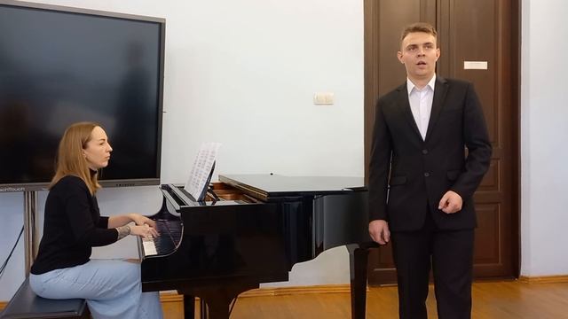 Дж.Верди, Ария Фиеско из оп. "Симон Бокканегра" -поёт Никита Кудрявцев, концертмейстер Наталья Камай