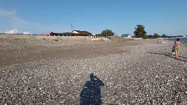 Абхазия. Гумиста, Вечер добрый. Купаемся в море.