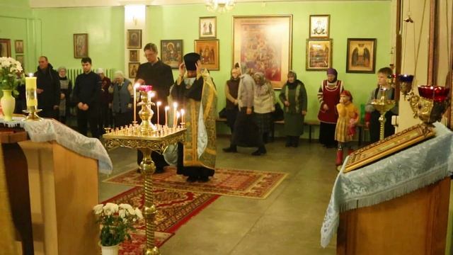 Полиелей на воскресной всенощной 07.12.2019