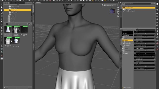 Daz 3D: 3 Using a dForce Addon