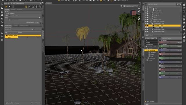 Daz 3D: 2d Controlling Multiple Parts With One DFormer