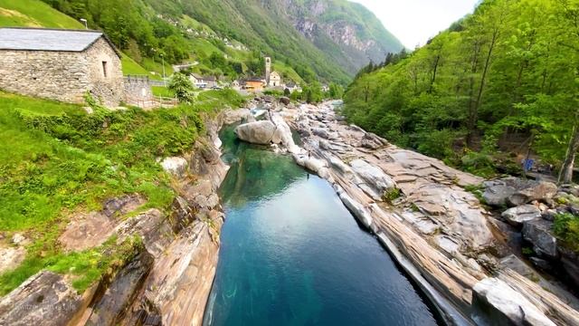 Лавертеццо, где Боги поцеловали Планету Земля! Швейцария, FHD 60fps HDR
