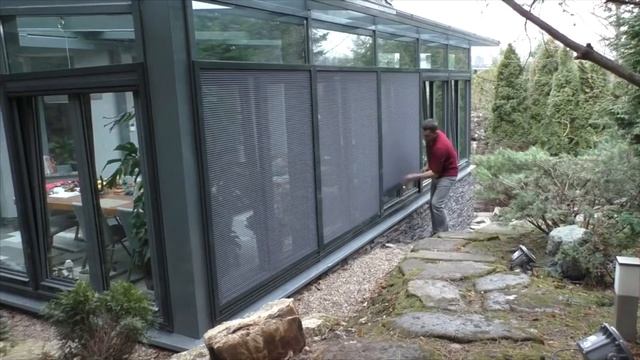 Плиссированные москитные сетки (вертикальный ход) | Alumdevelop