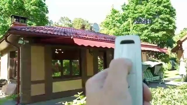 Выдвижная маркиза моторизированная с датчиком ветра | Alumdevelop