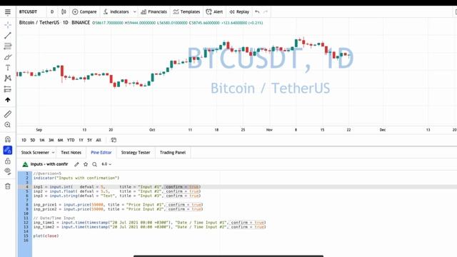 3.4 Input Confirmation