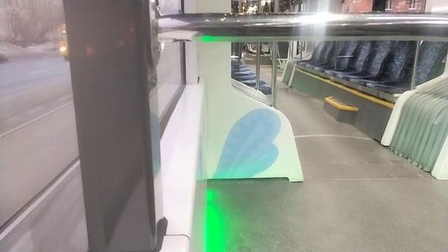 Поездка На Новогоднем Трамвае №7 (Белорусский Вокзал–Метро Бульвар Рокоссовского) Москва 22.12.2024