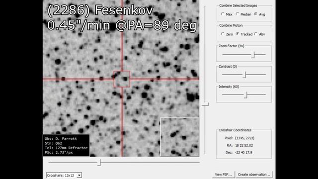(2019-04-23) Synthetic Tracking Asteroid Challenge