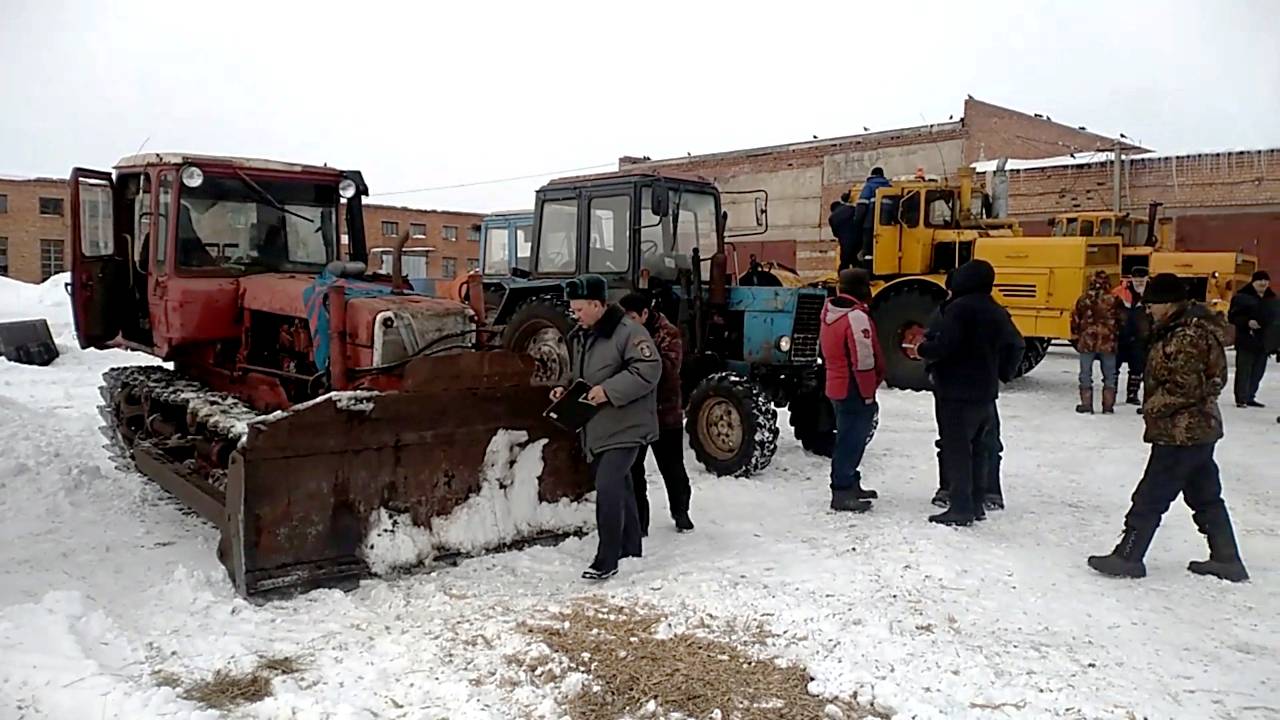Техосмотр тракторов в 2023 году в СПК им Кирова Куюргазинского района РБ в селе Новомурапталово РБ