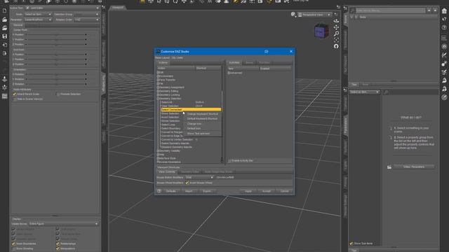 Daz 3D: Custom Shortcuts