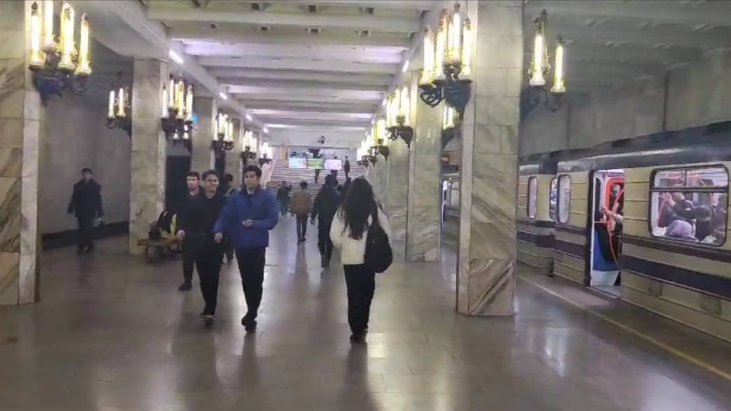 Прибытие на станцию Пушкин. Чиланзарская линия