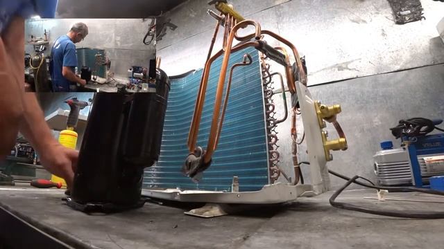 Замена компрессора под азотом Как заменить компрессор в кондиционере