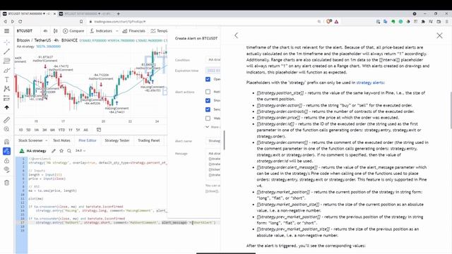 7.3 Alerts from Strategies