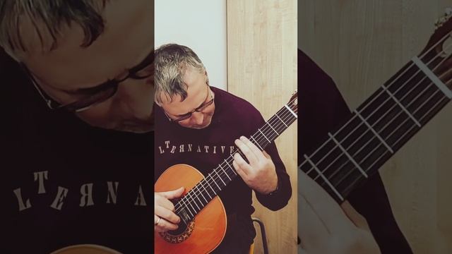 Группа Кино "Стук" на гитаре инструментал