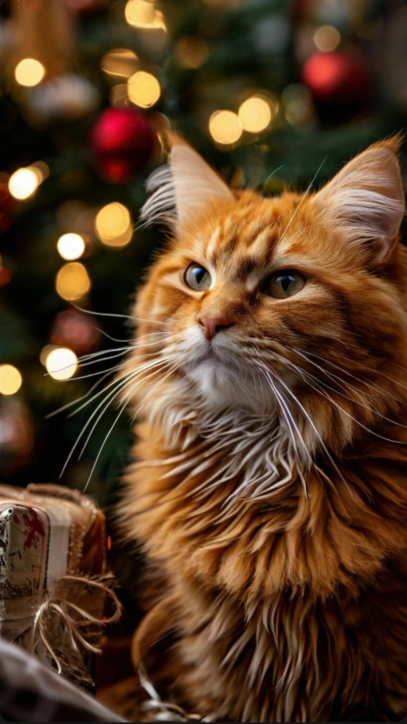 Подарок кота хозяйке.