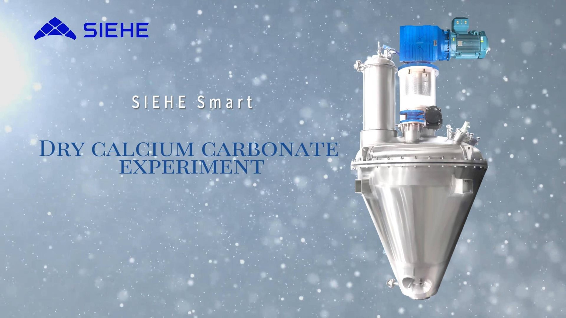 Эксперимент по исследованию карбоната сухого кальция - SIEHE Group