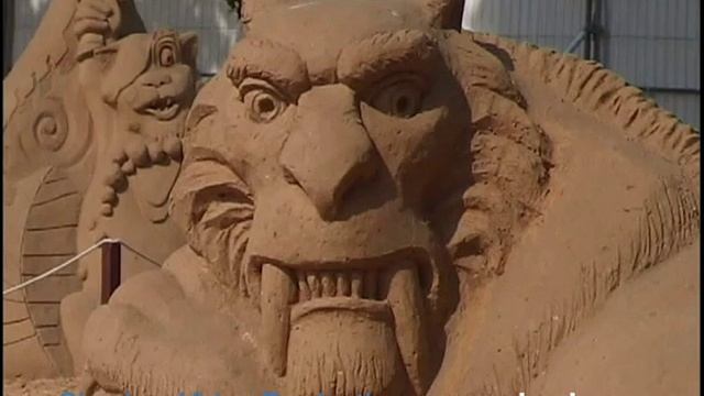 Репортаж о фестивале песчаных скульптур