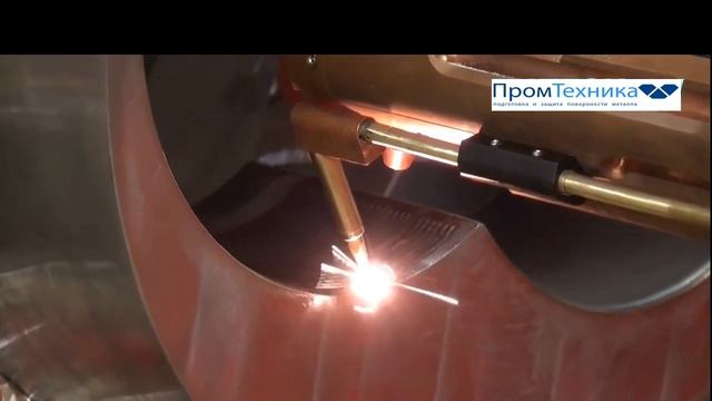 Лазерная наплавка абразивостойкого покрытия экструдера