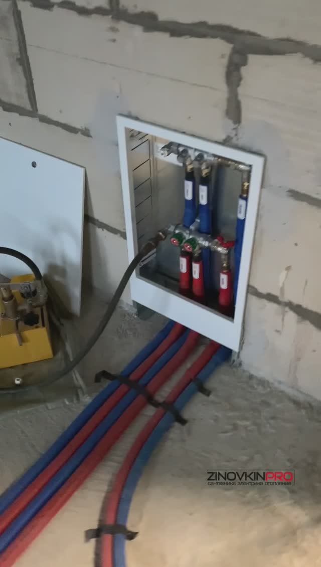 замена отопления , ничего лишнего просто и надежно #установкаотопления #заменарадиаторовотопления