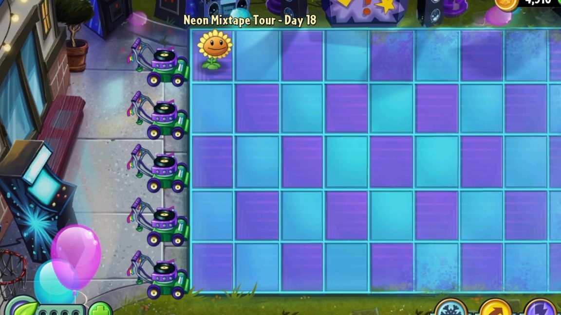 День 18 Неоновый Микстейп Тур ( Neon Mixtape Tour)  Plants vs. Zombies 2