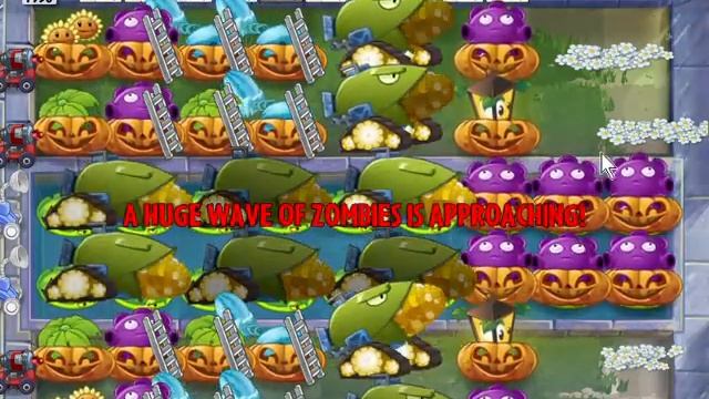 Plants vs  Zombies 2 pak №25 выживание туман бесконечно