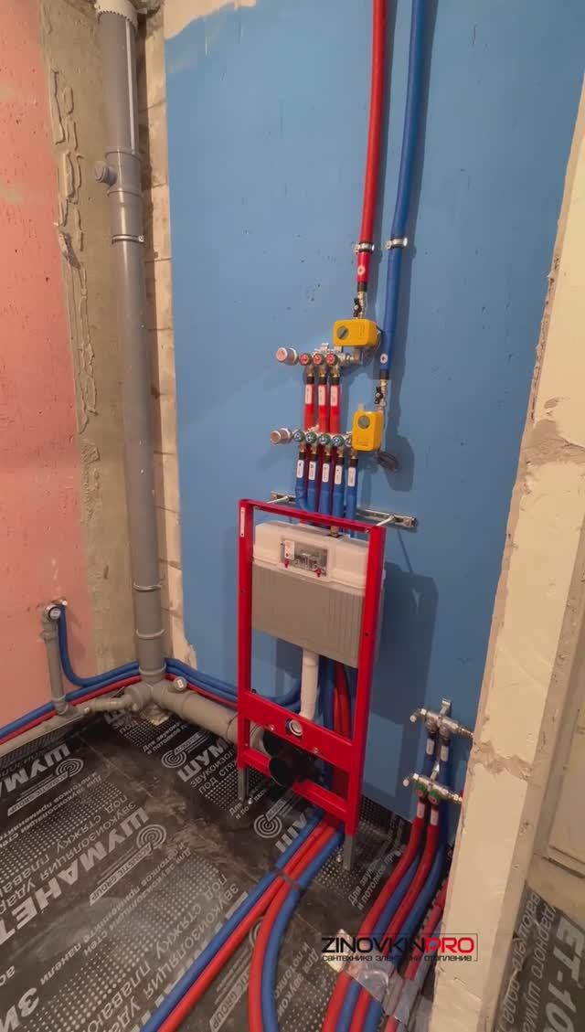 Монтаж труб отопления в квартире