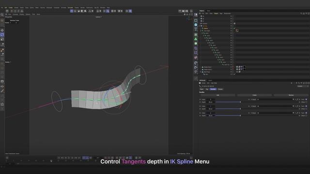 Belt Animation Rig Part 2 IK Spline + Simulation in Cinema 4D