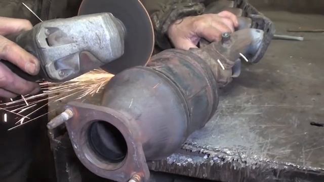 Ремонт катализатора на автомобиле Infiniti QX56 2012 - Мир Глушителей