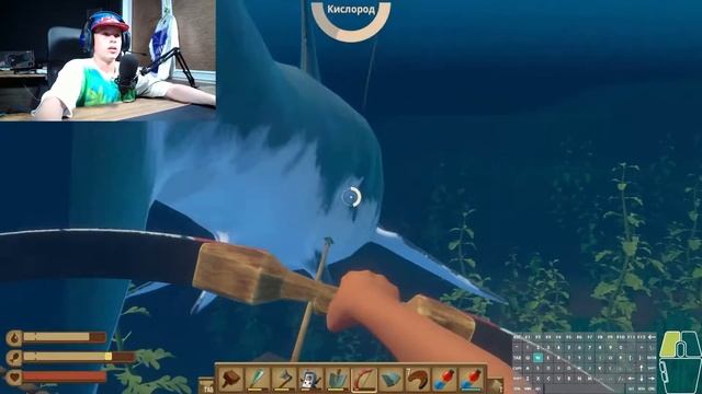 Сбор ресурсов, прокачка плота, получение достижений. RAFT #25