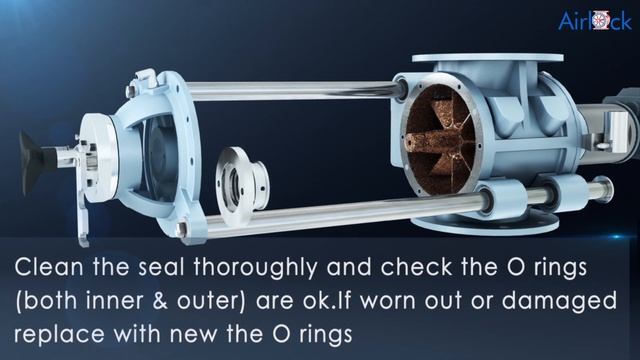 Шлюзовый питатель с быстроизвлекаемым ротором тип DCSR