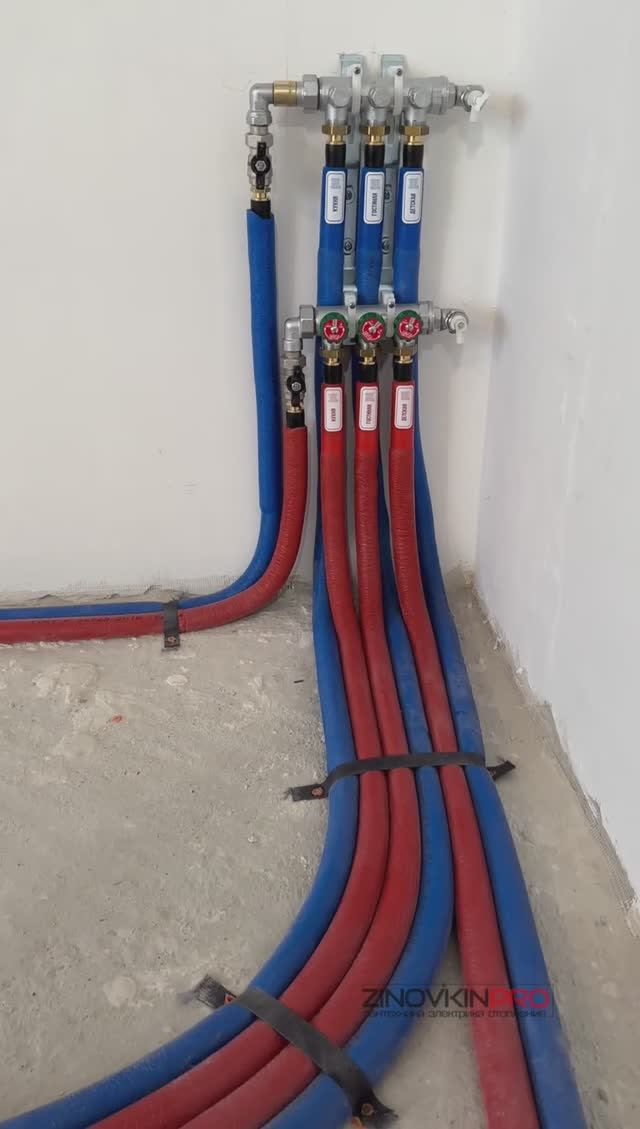 Монтаж отопления только таким способом проверено                        #монтажотоплениявквартире