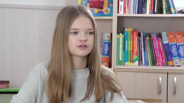 Даже , если у меня болит голова, то я иду в школу. Эвелина, 9 класс