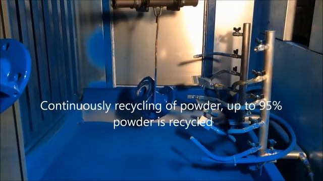 Автоматическая линия нанесения полимерных покрытий в кипящем слое