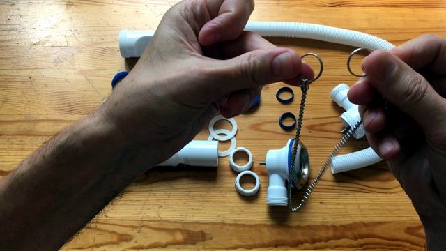 Сборка сифона для ванны АВ-800821.